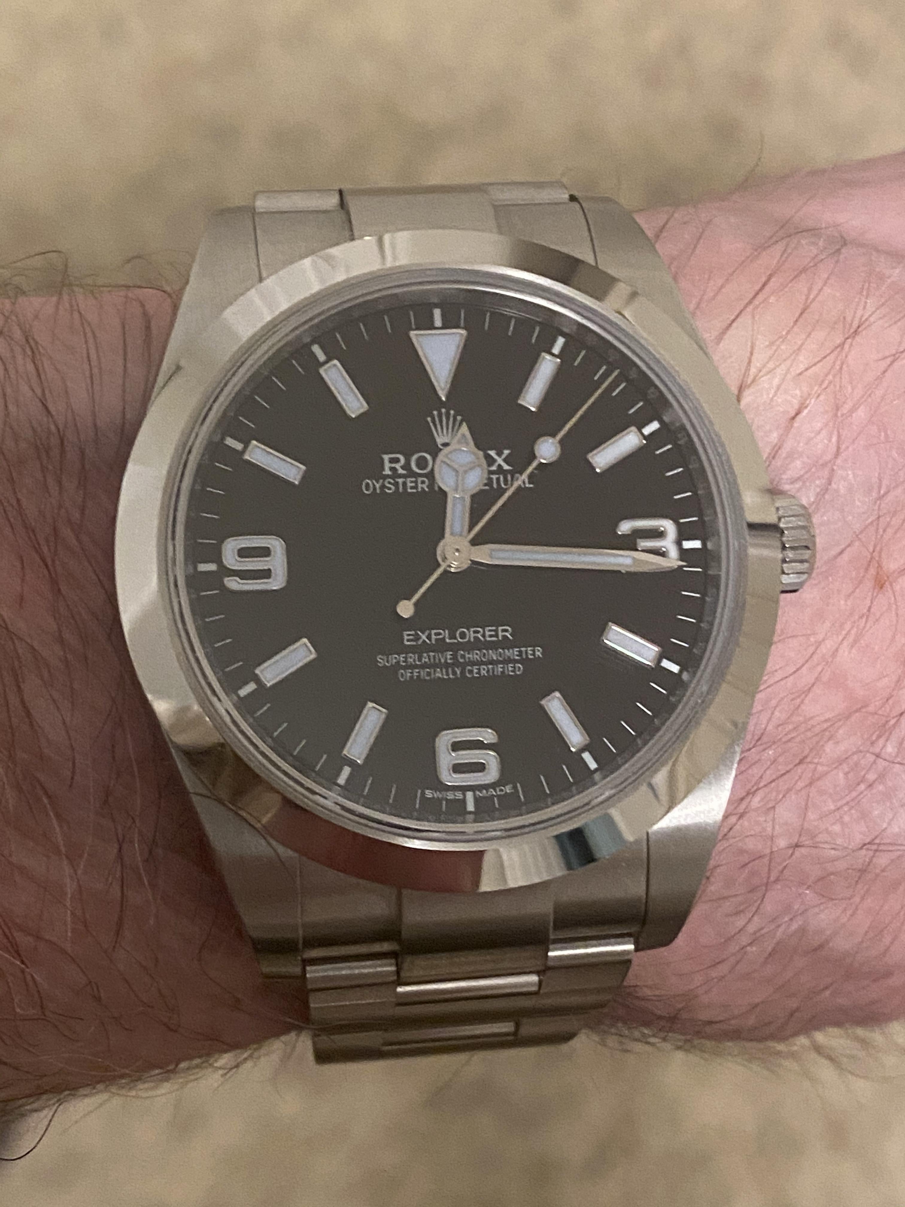 Rolex Explorer 1 (M214270-003) vs Seiko SARB033 DIMENSIONS | WatchUSeek ...