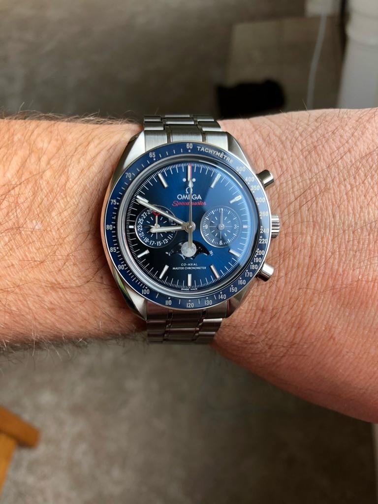 Speedmaster Blue Side of the Moon Aventurine Dial | WatchUSeek Watch Forums