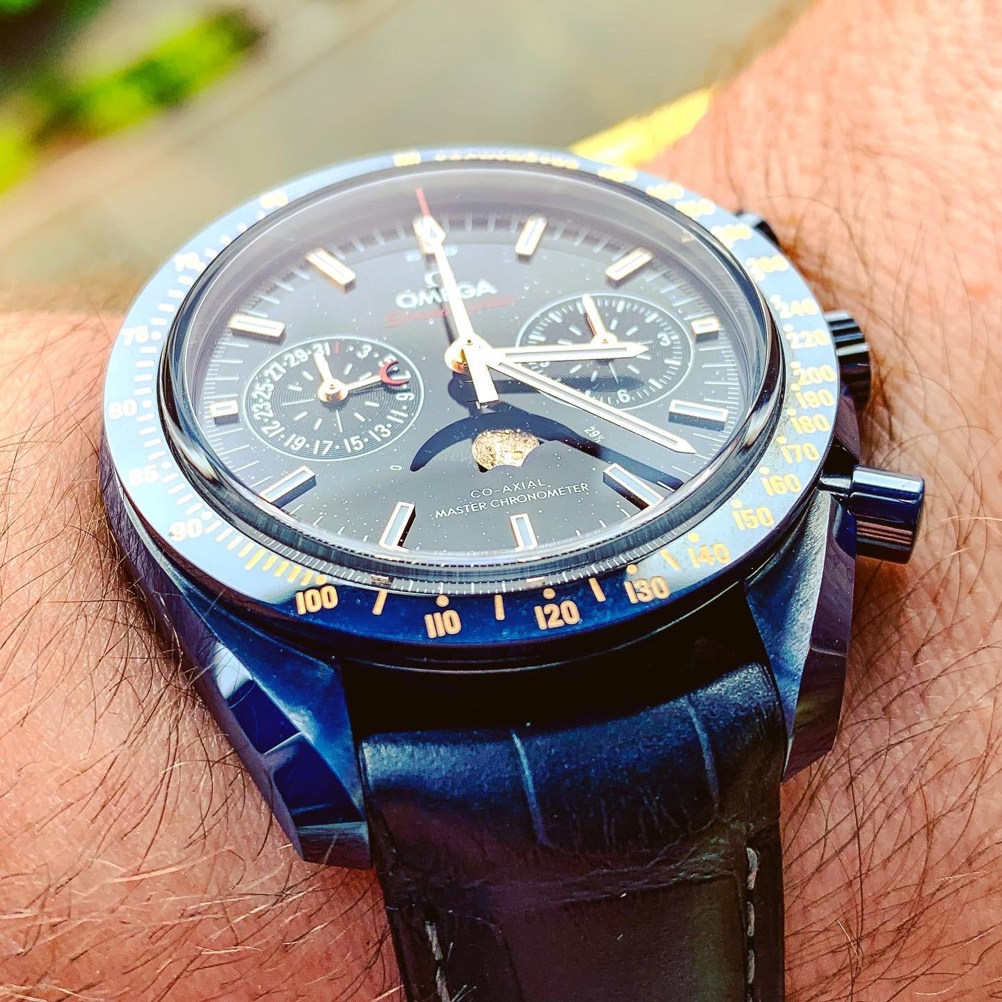 Speedmaster Blue Side of the Moon Aventurine Dial | WatchUSeek Watch Forums