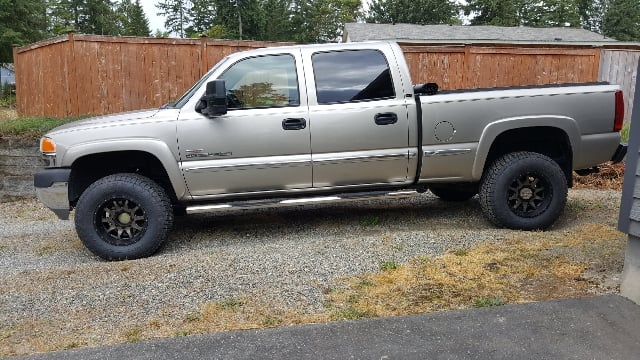 Best Leveling Kit and Wheel/Tire Combo for 04 Silverado 2500hd | Chevy ...