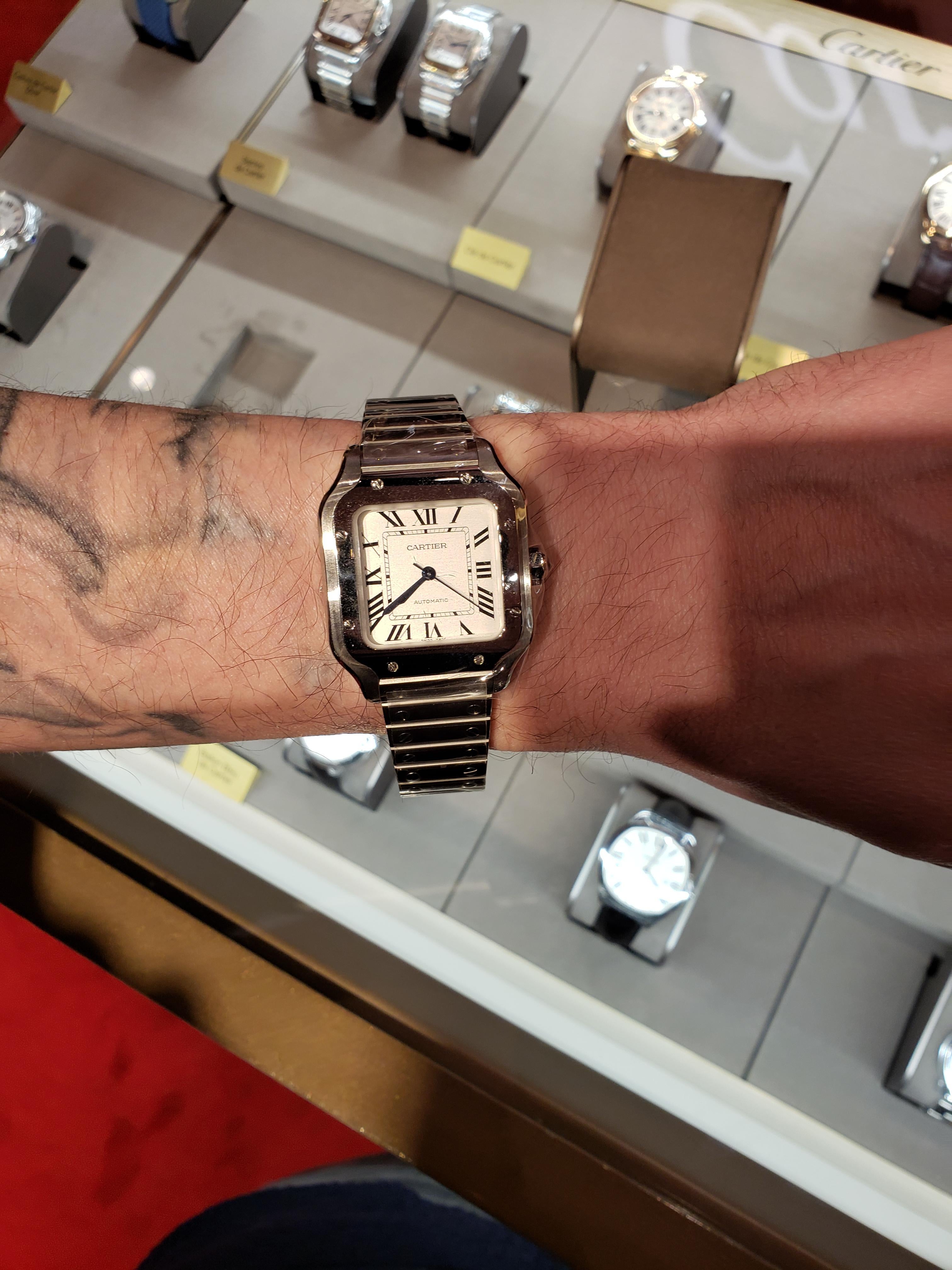 Santos medium and large | WatchUSeek Watch Forums