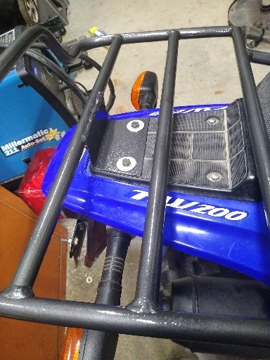 Cycleracks vs Manracks rear rack WIDTH comparison | TW200 Forum