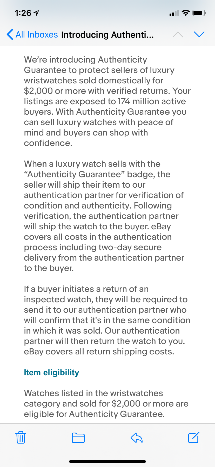 Ebay authenticity guarantee | WatchUSeek Watch Forums