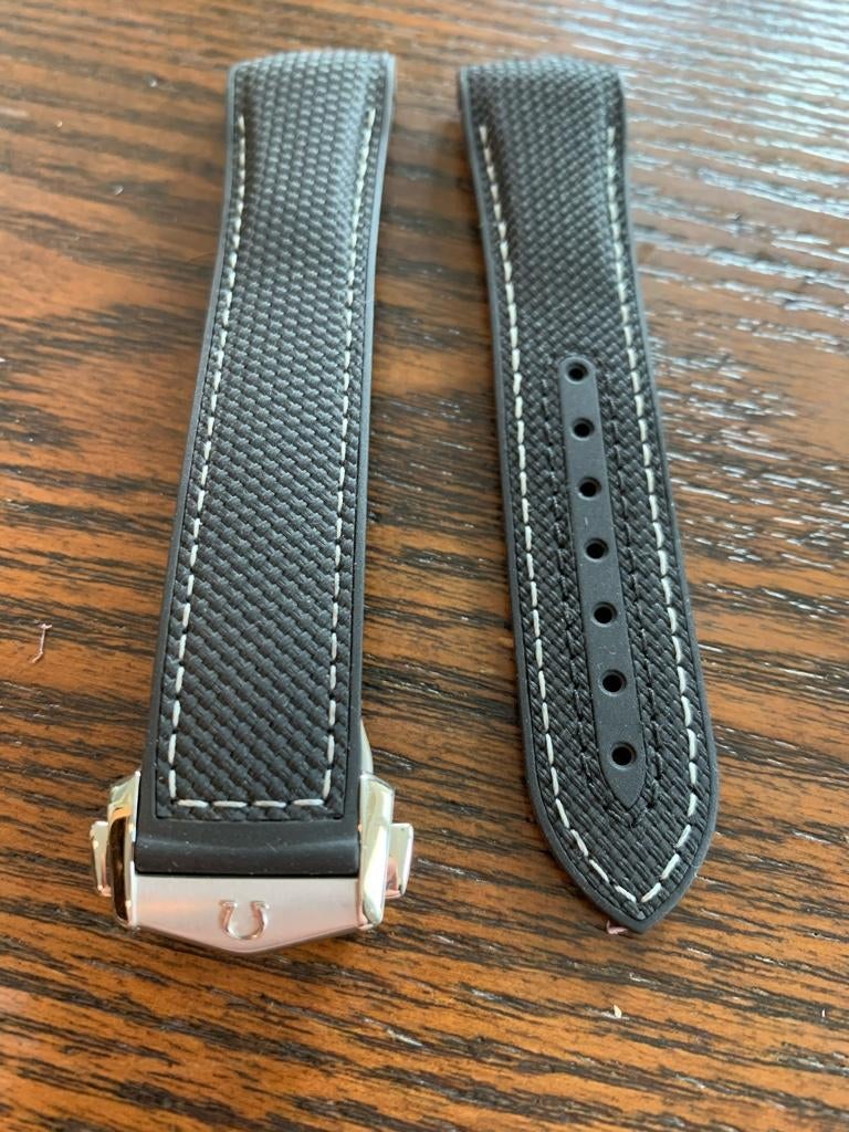 Omega Planet Ocean Rubber Strap/Deployant 21mm (43.5mm new model ...