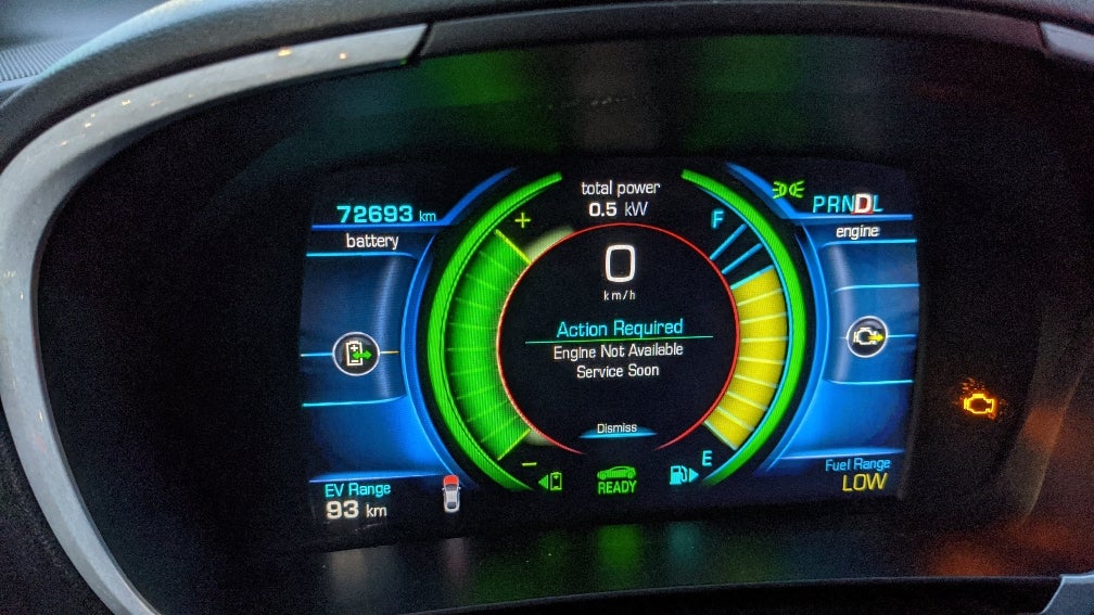 2017 Engine Not Available... Yikes | GM Volt Forum