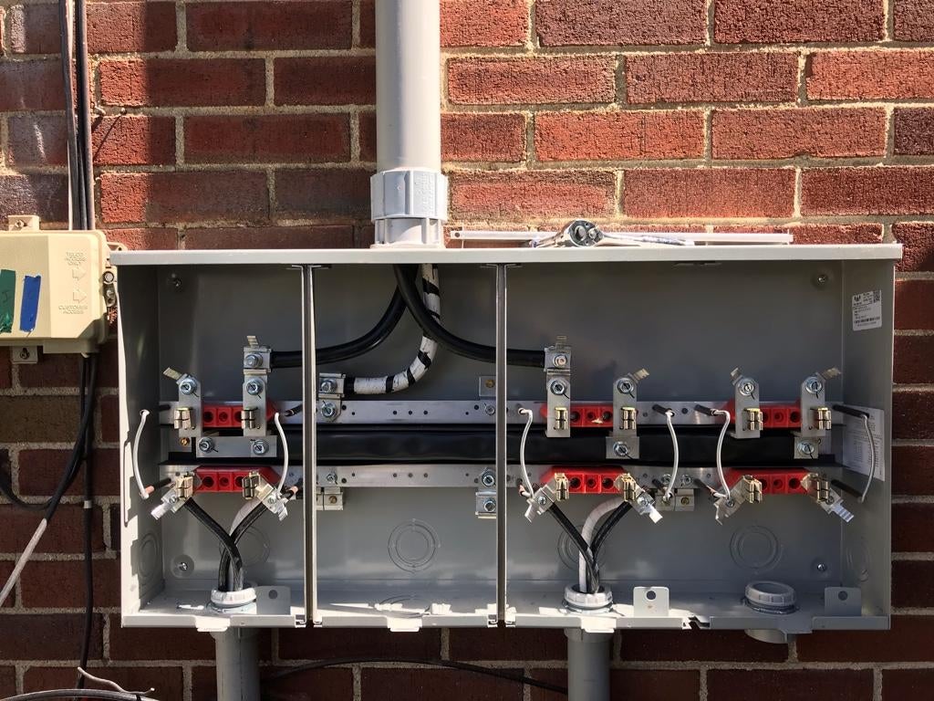 Where to install GEC on 3 panels service | Electrician Talk