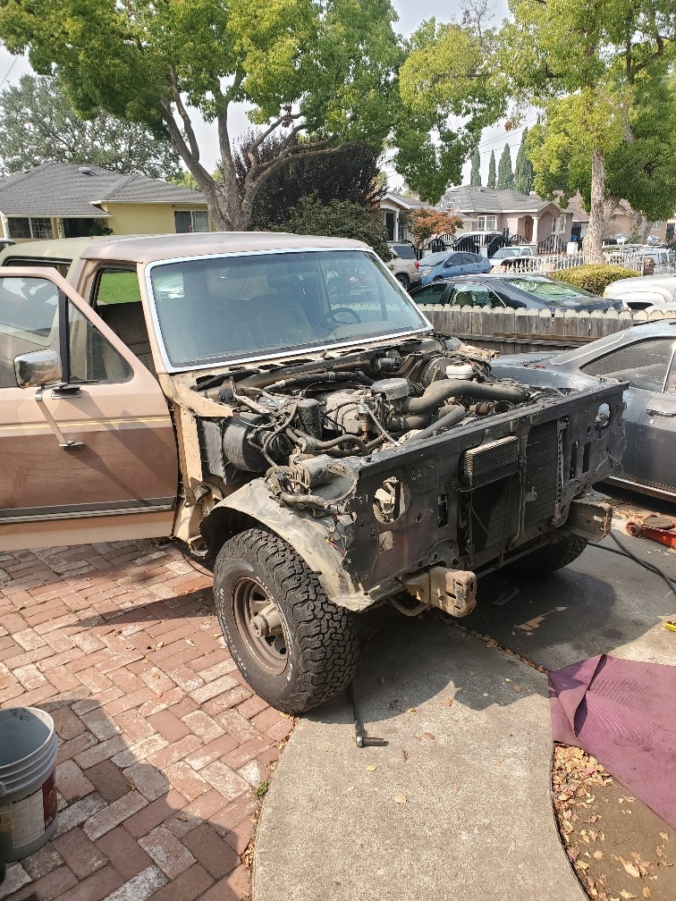 Front clip swap from 89' to 95' | Bronco Forum - Full Size Ford Bronco ...