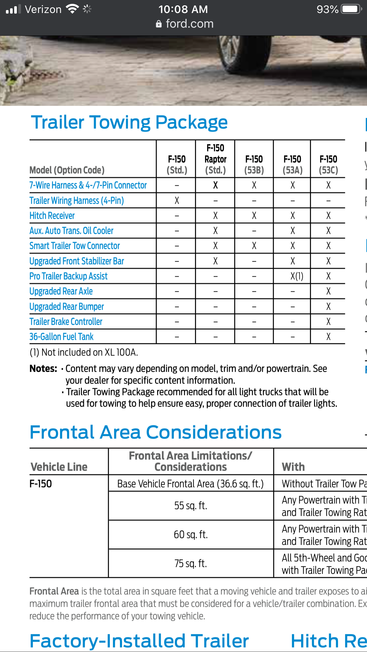Upgrading to the trailer tow package | F150 Ecoboost Forum