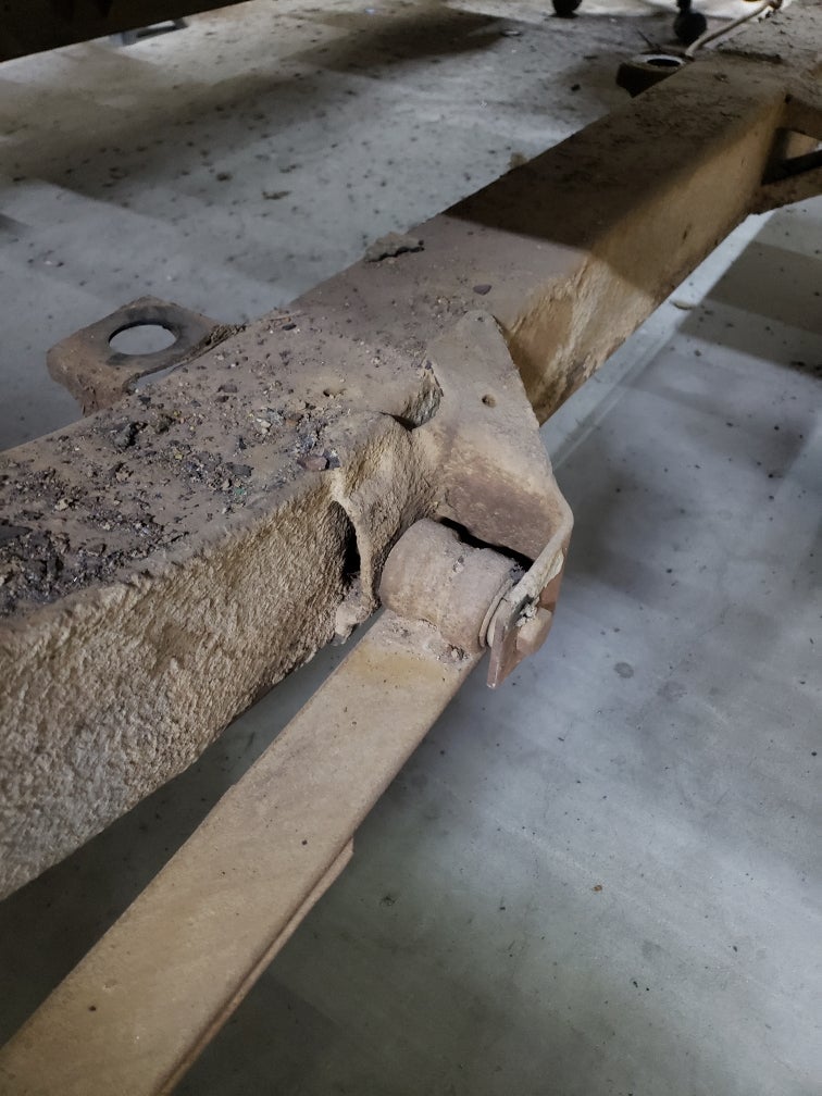 Pic Of Rear Leaf Spring Shackle | Chevy Tri Five Forum