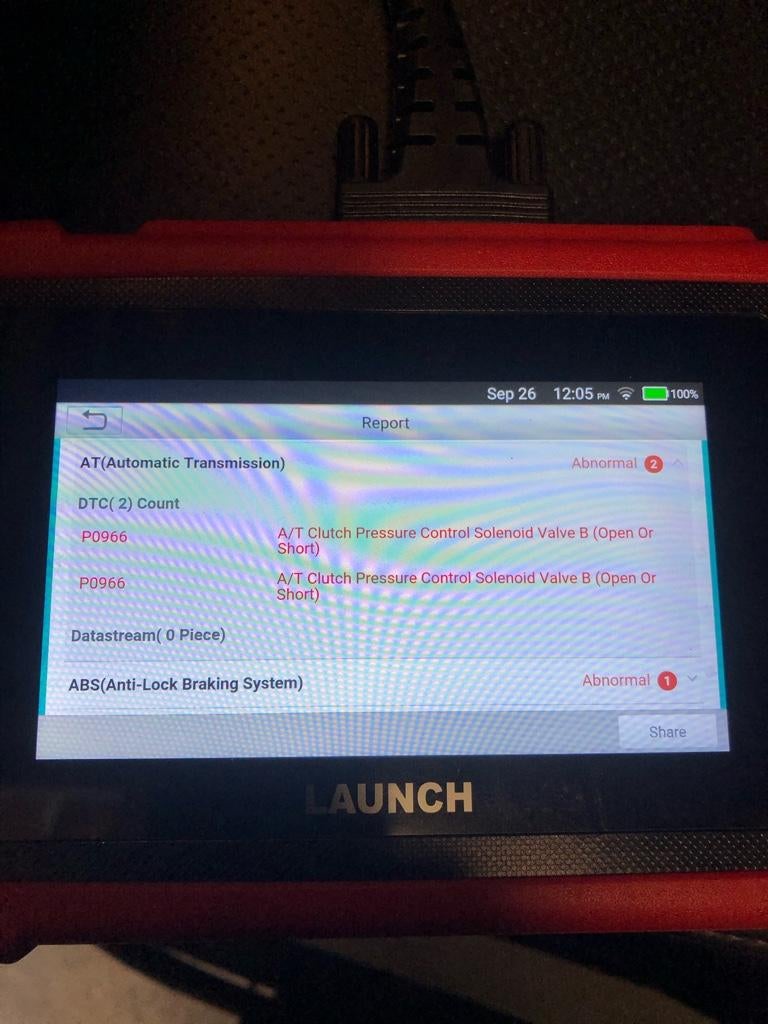 Transmission P0966 Code | Honda Ridgeline Owners Club Forums