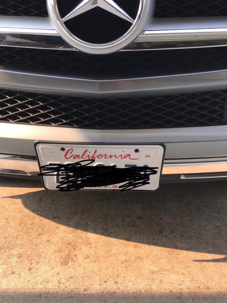 Front license plate mounting | Mercedes-Benz Forum