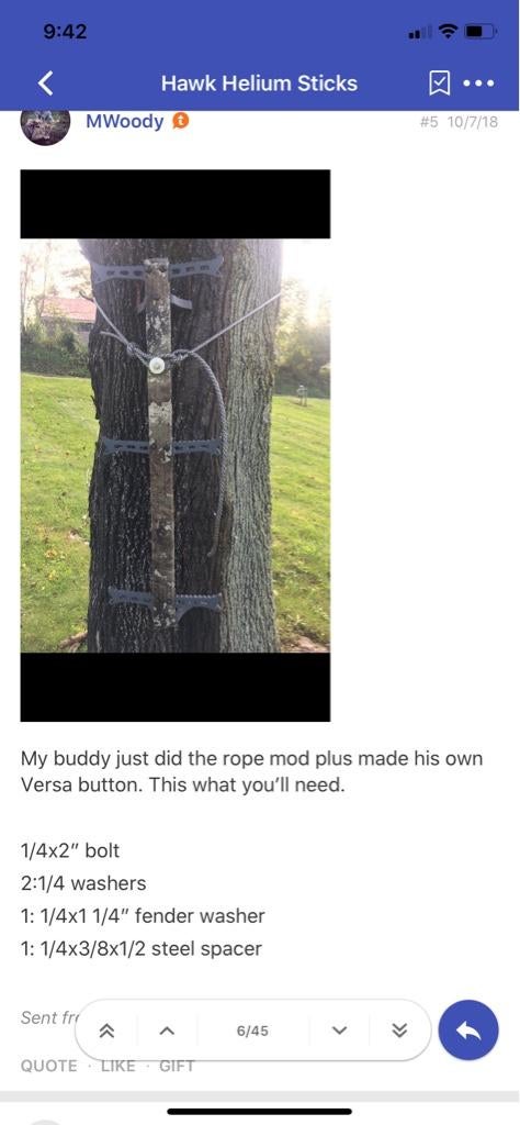 DIY versa button parts list? | Archery Talk Forum