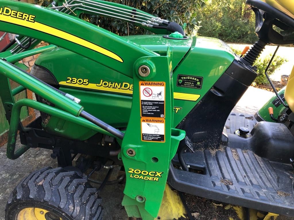 200cx Loader Parking Stand Dimensions | Green Tractor Talk