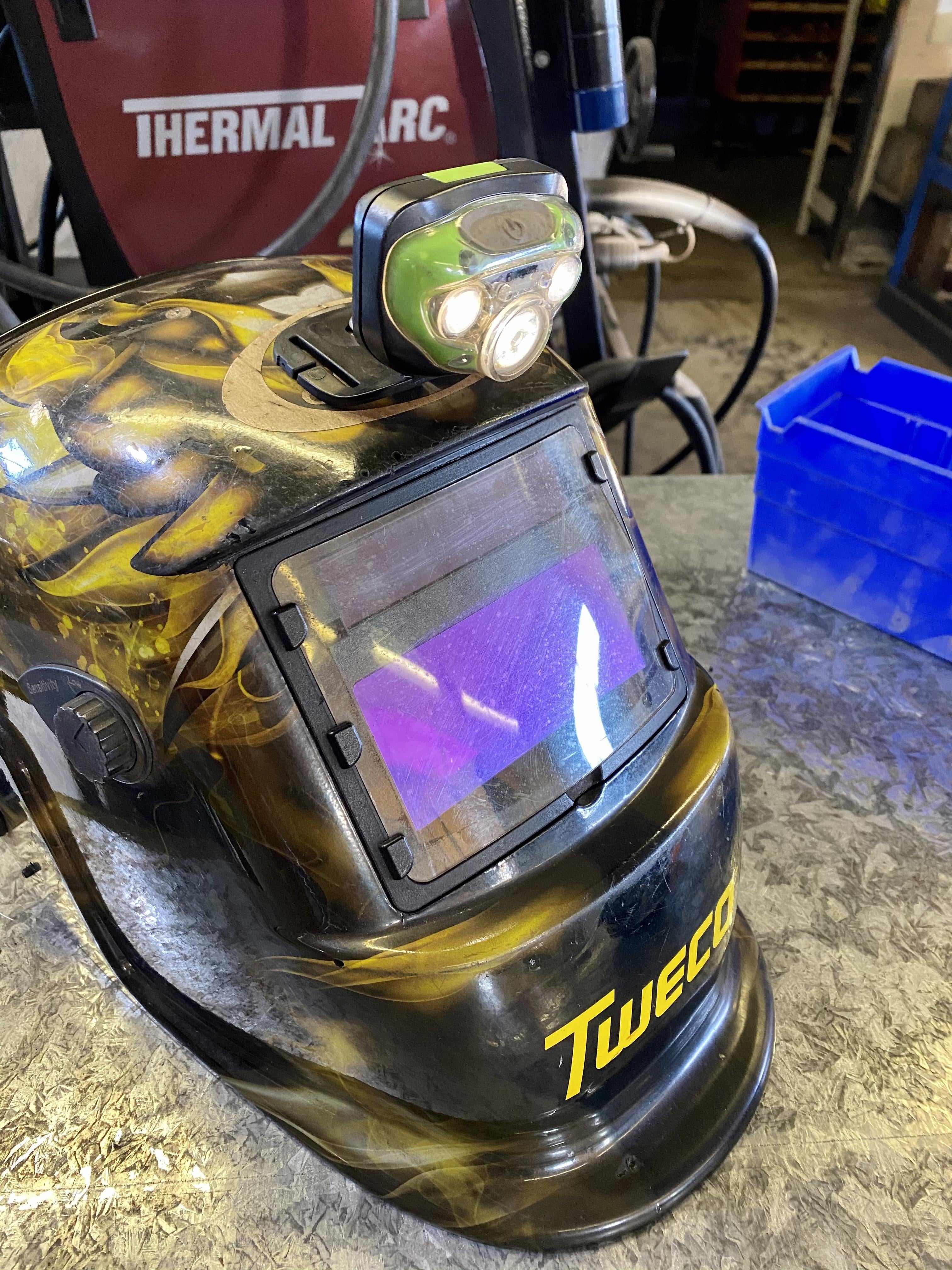 How to Attach LED Headlamp to Your Welding Helmet?
