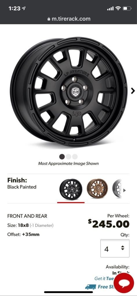 LP ADVENTURE 18x8 wheels with KO2’s tires | VW Vortex - Volkswagen Forum