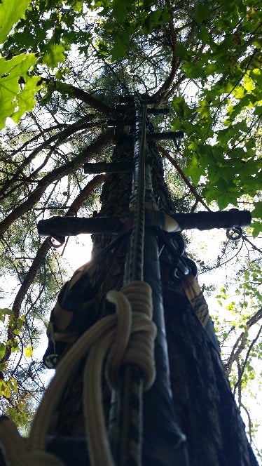 Homemade climbing sticks/steps | Archery Talk Forum