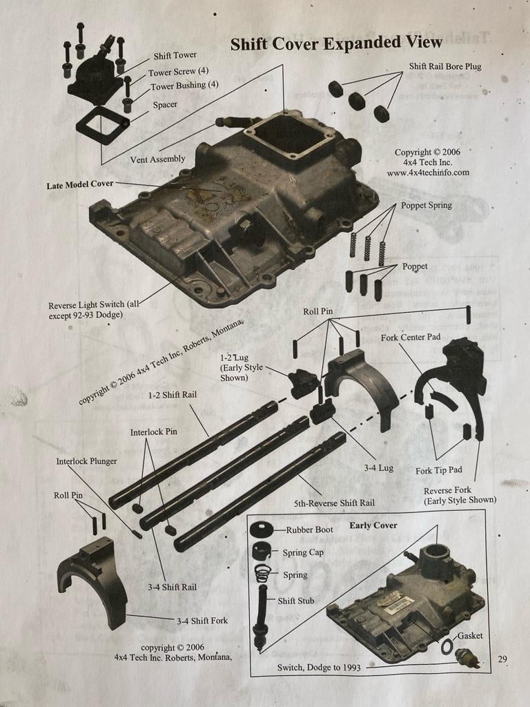 NV4500 Top Cover Disassembly/Reassembly | Cummins Diesel Forum