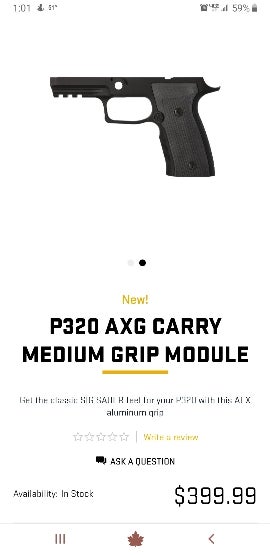 AXG Grip Module | SIG Talk