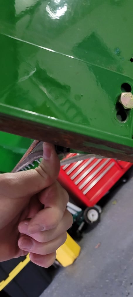 AS10F Snow Pusher DIY Rubber Edge | Green Tractor Talk