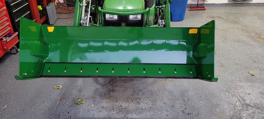 AS10F Snow Pusher DIY Rubber Edge | Green Tractor Talk