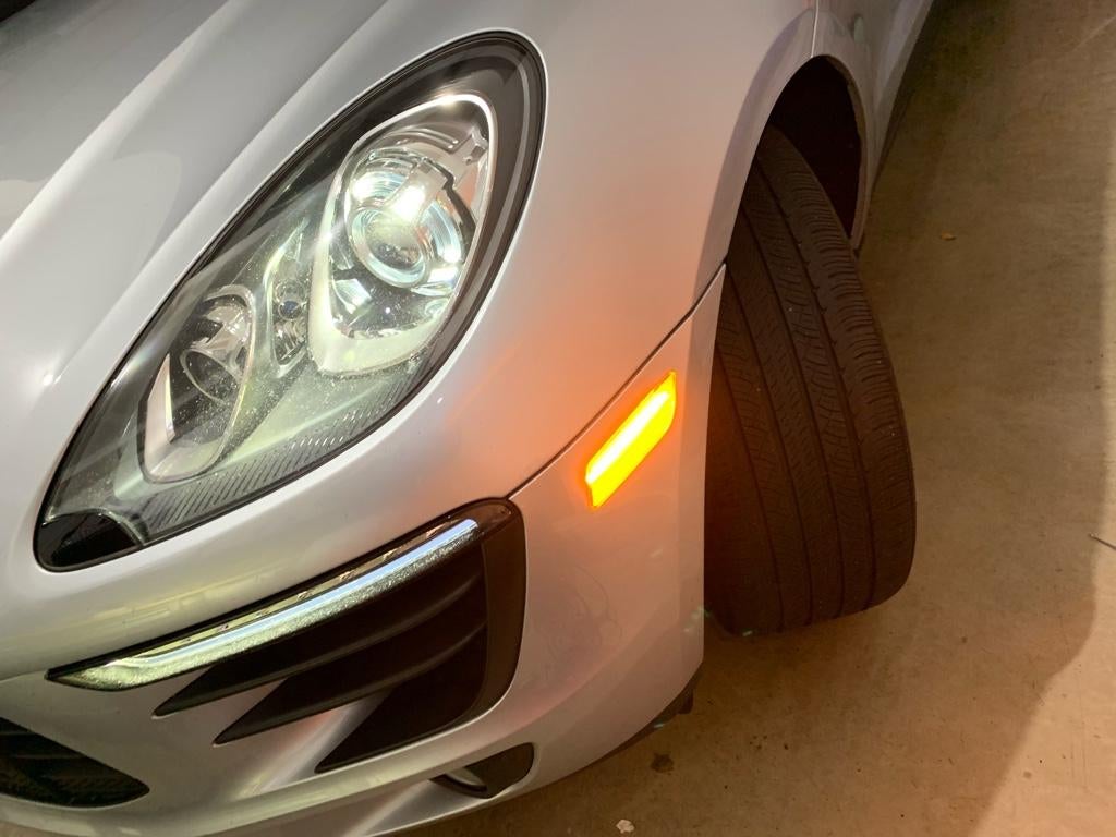Smoked side marker install 2018 GTS | Porsche Macan Forum