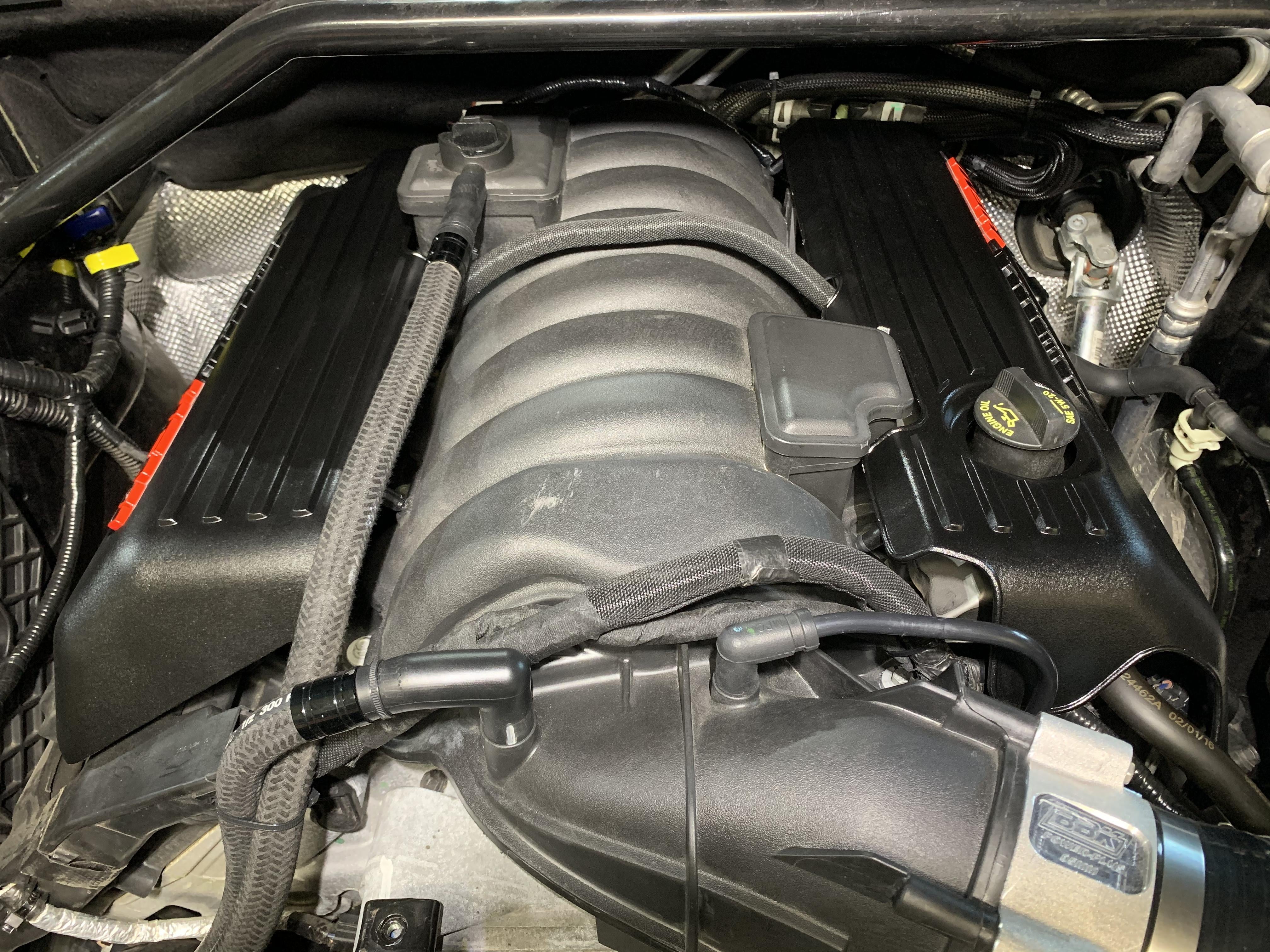 5.7L to 6.4L intake manifold swap | Dodge Durango Forum