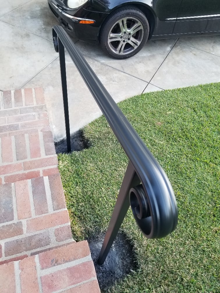 Handrail with curled ends | DIY Home Improvement Forum