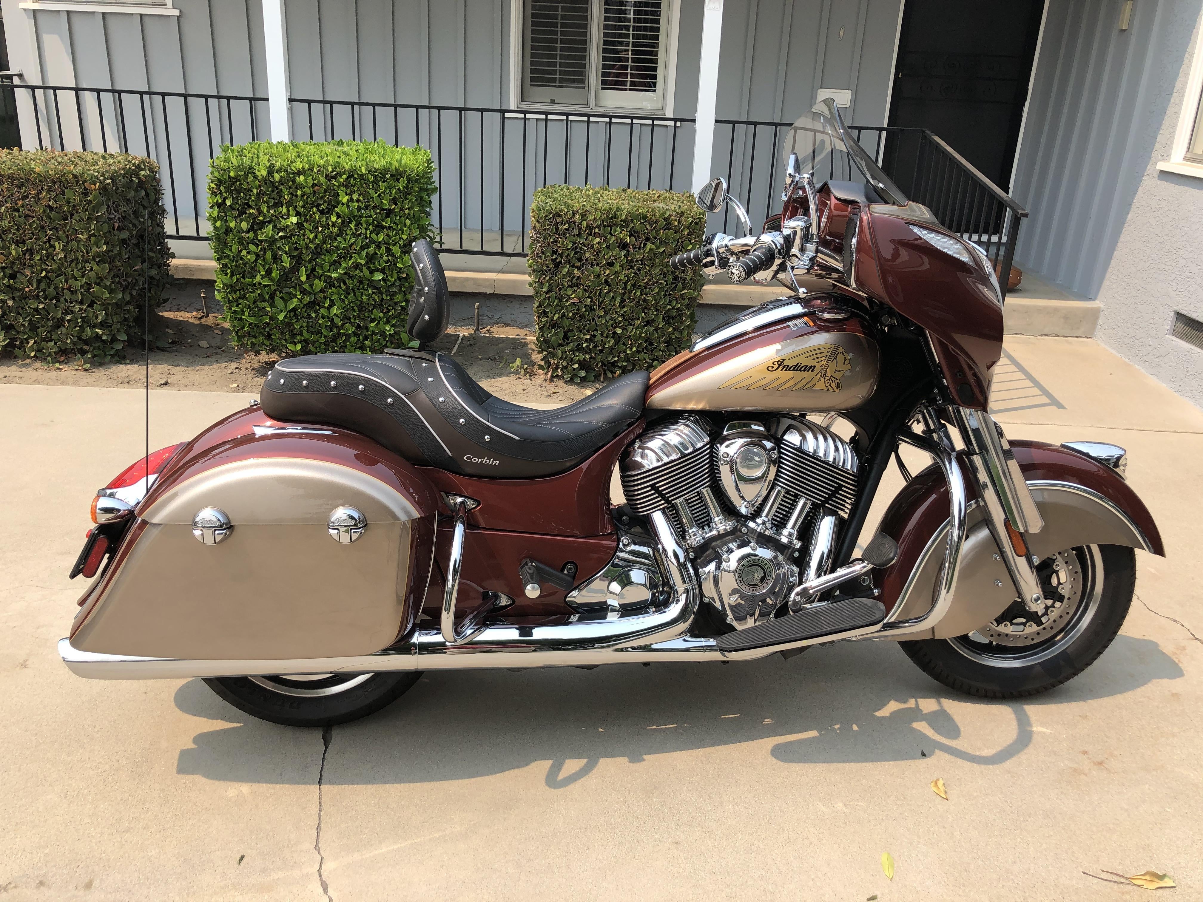 Corbin Tan Leather matching Indian Tan Leather | Indian Motorcycle Forum