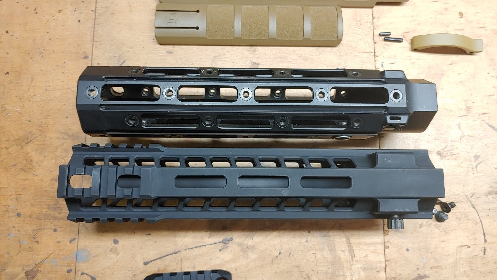 SOLD: RAL8000 quad rail handguard covers | HKPRO Forums