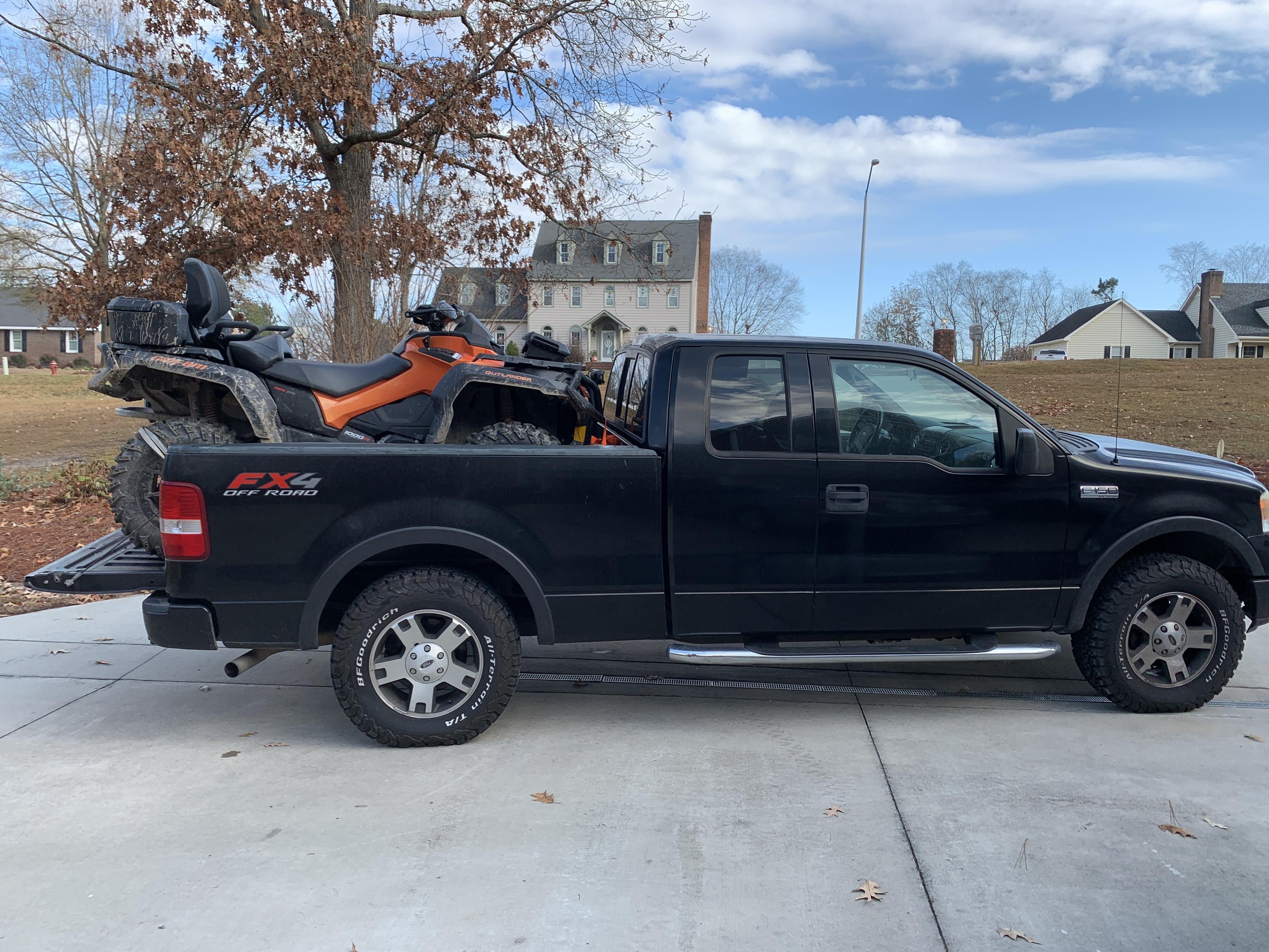 My Outty In A Truck Bed Can Am Atv Forum