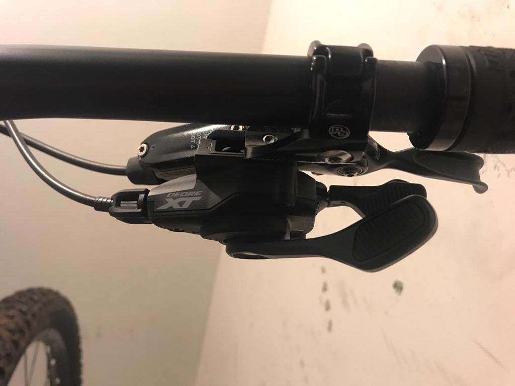 Mount Shimano I-SPEC EV shifter using SRAM brake lever clamp - How To ...