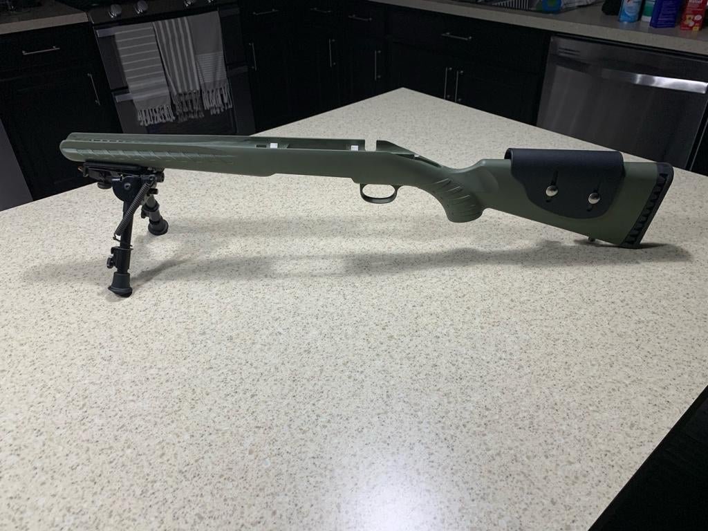 AICS Ruger American predator stock and Harris Bipod | Ruger Forum