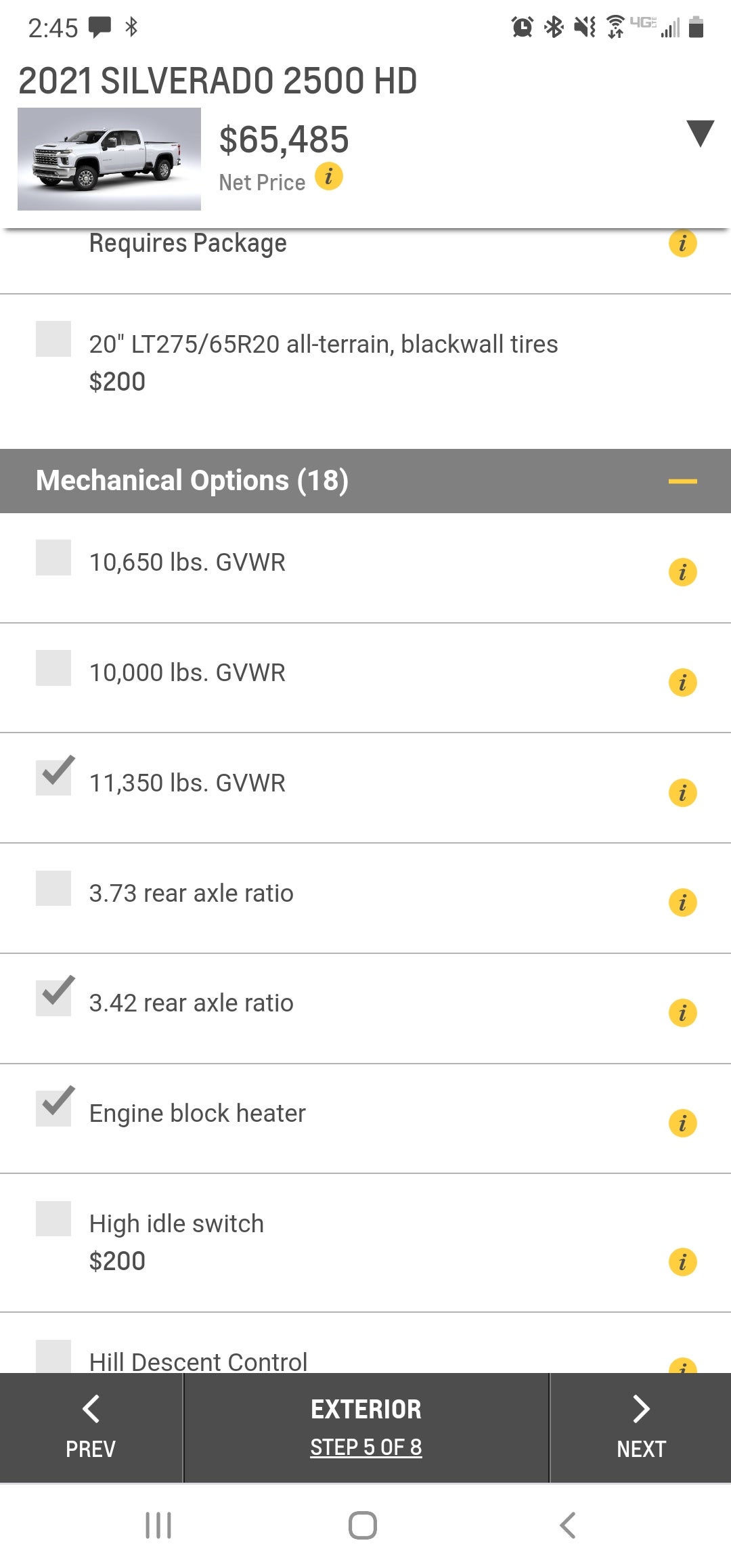 2018 2500HD payload discrepancy with sticker | Chevy Silverado and GMC ...