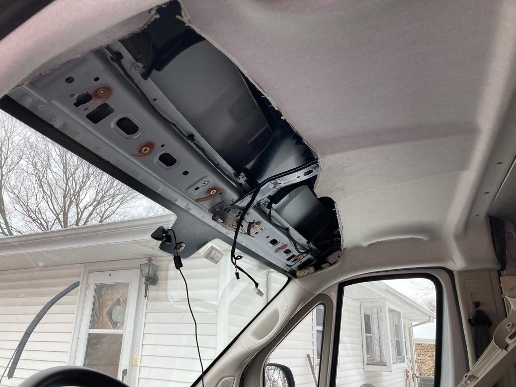Adding an overhead shelf | Ram Promaster Forum