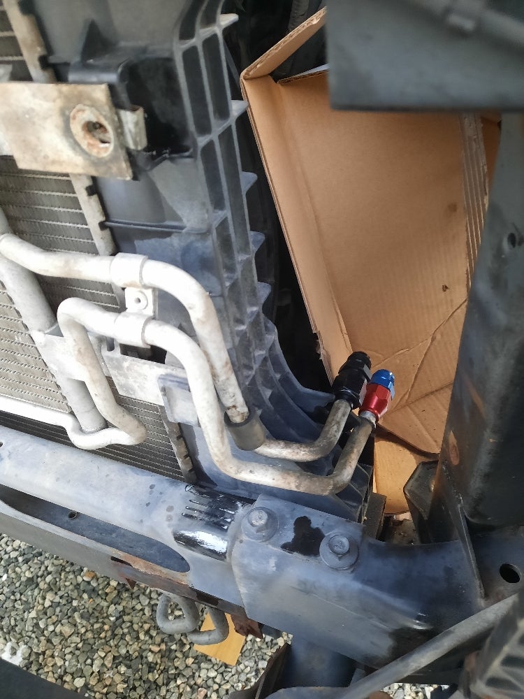 Trans lines AN-fittings to Quick connect | Cummins Diesel Forum