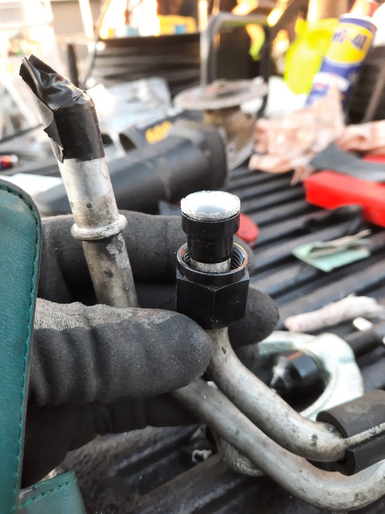 Trans lines AN-fittings to Quick connect | Cummins Diesel Forum