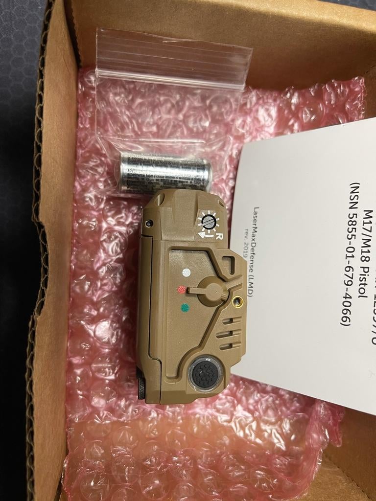 Army chooses Lasermax pistol light for Sig m17 pistol | SIG Talk