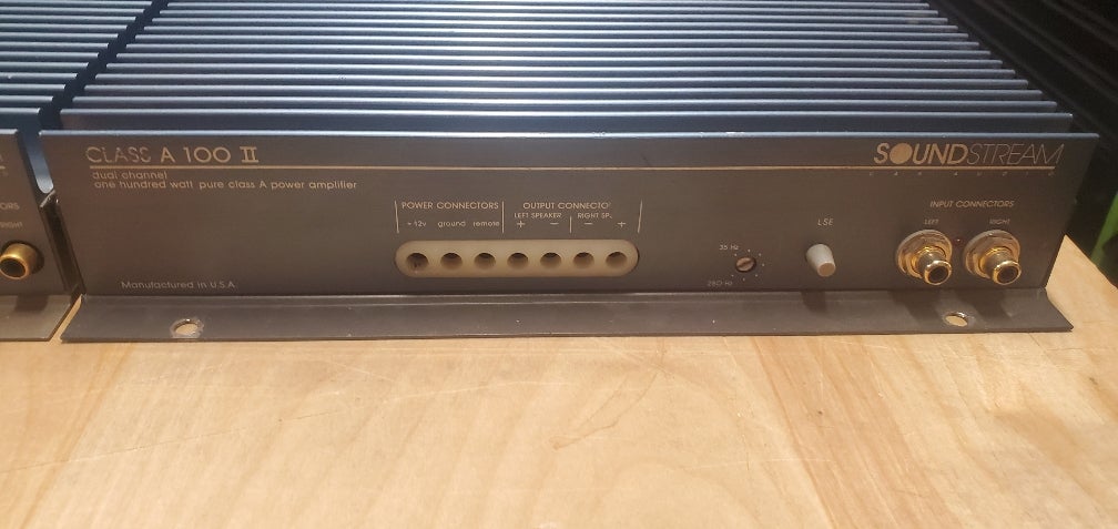 SOLD: Old school soundstream including picasso, class A100 II ...