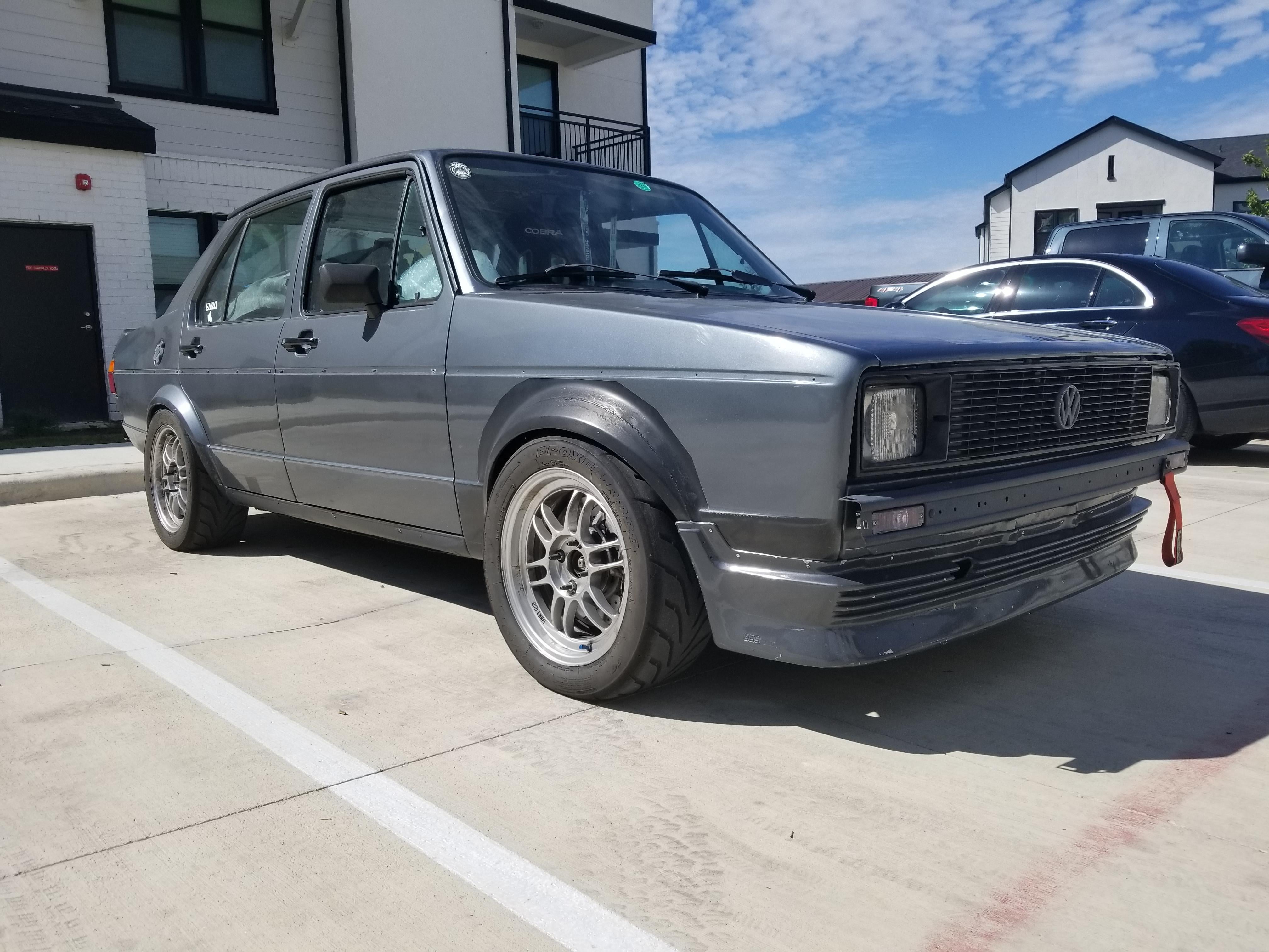 15 inch rims on my stock mk1 | VW Vortex - Volkswagen Forum