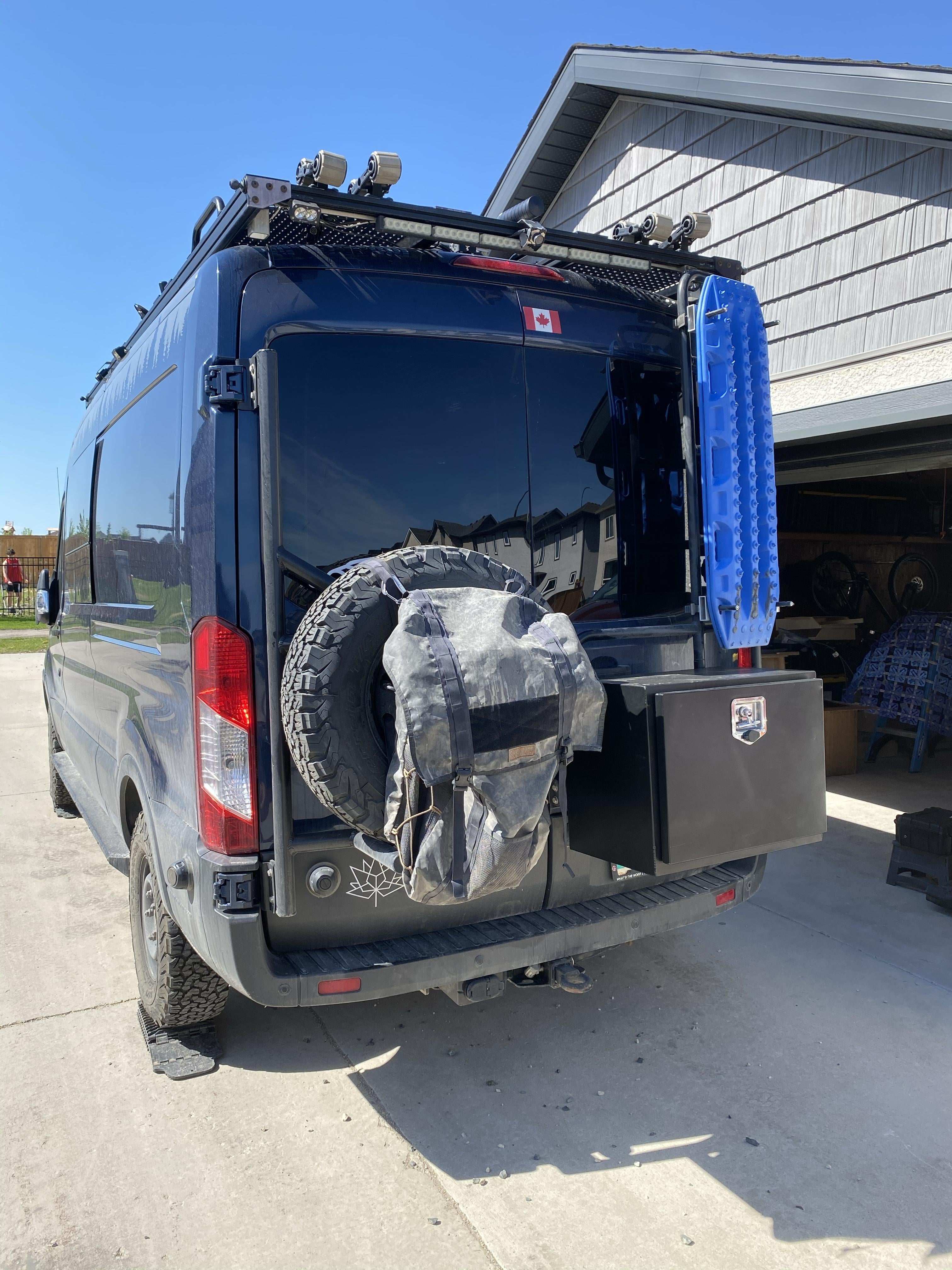 Warranty issues with adding an exterior tire rack? | Ford Transit USA Forum