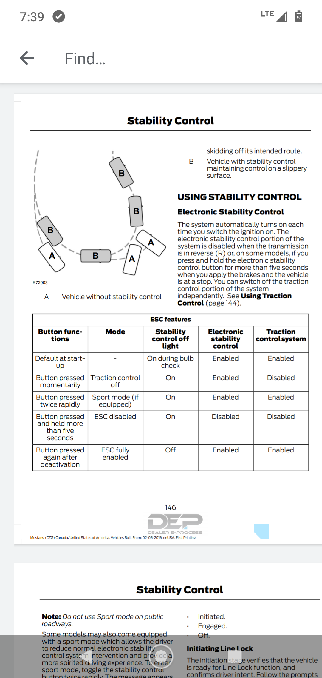 How to turn traction control off | Ford Mustang Ecoboost Forum