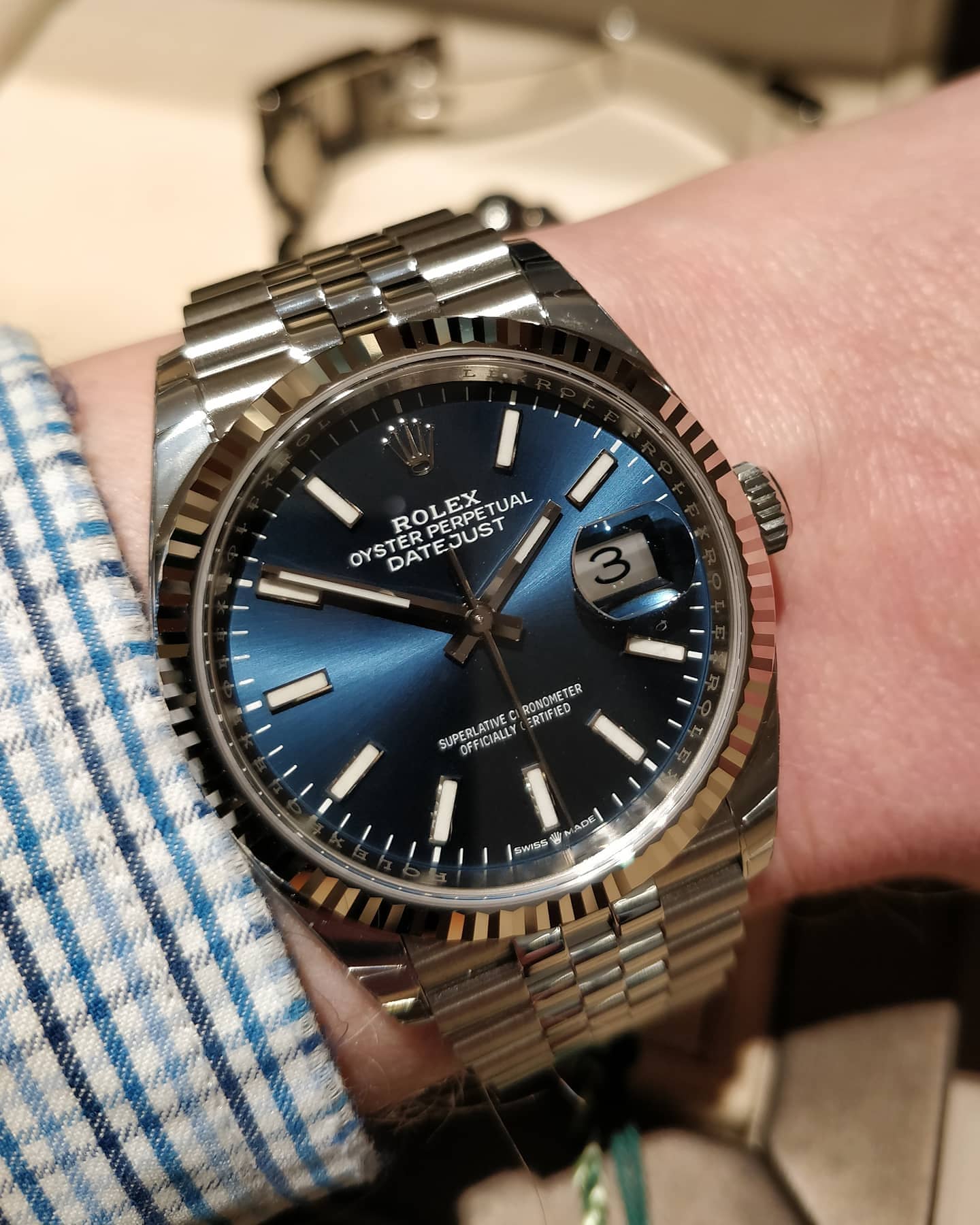 Incoming Blue Datejust 36 | WatchUSeek Watch Forums