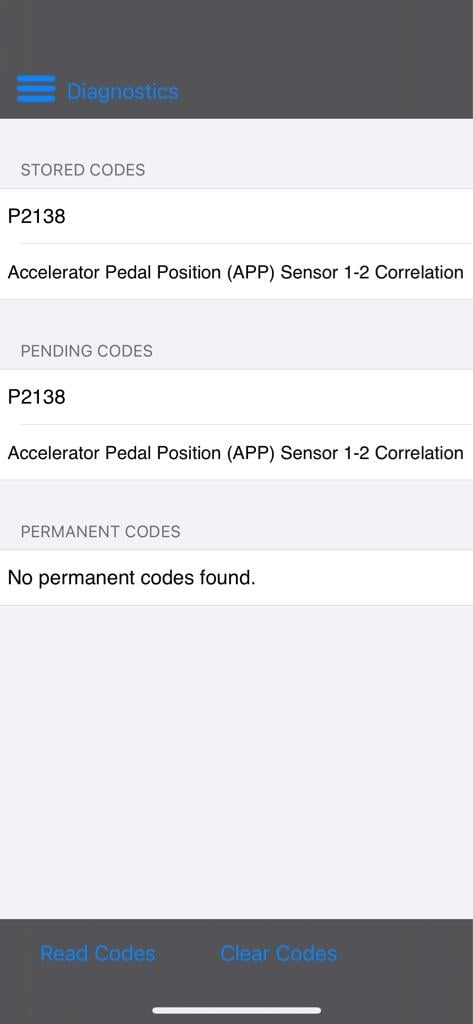 P2138 accelerator position sensor | Mercedes-Benz Forum