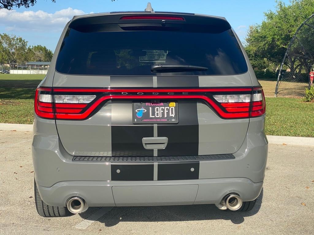 installed black stripes on white '21 R/T | Dodge Durango Forum