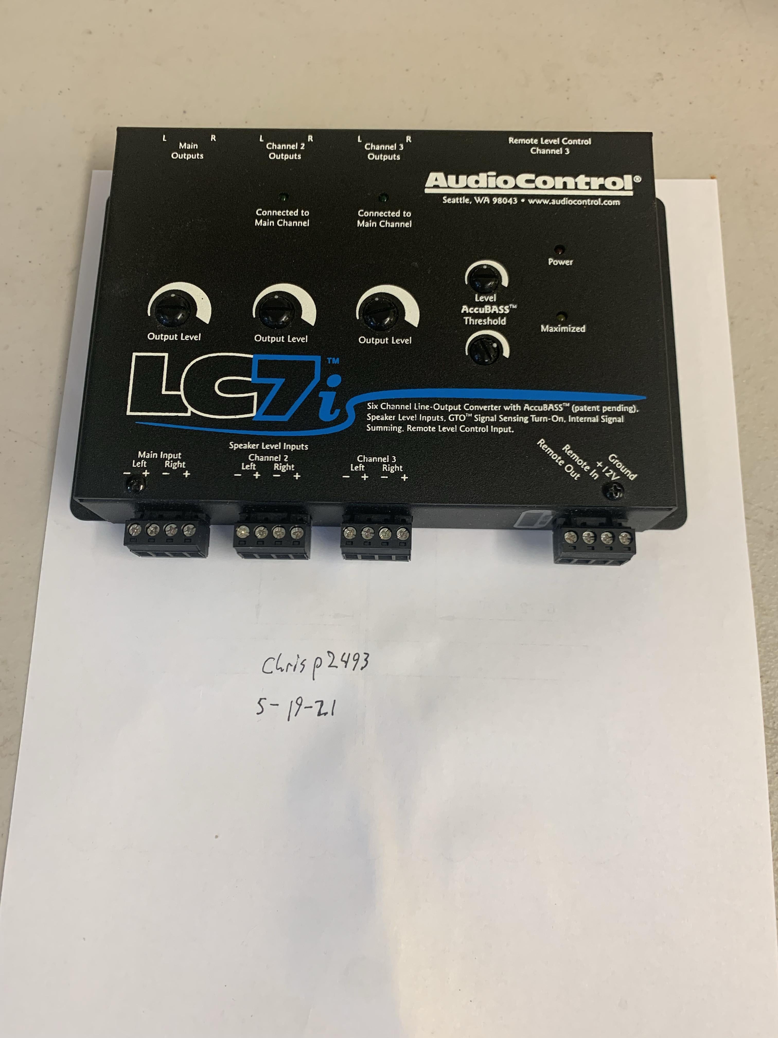 Audio Control LC7i (Sold) | DIYMobileAudio.com Car Stereo Forum