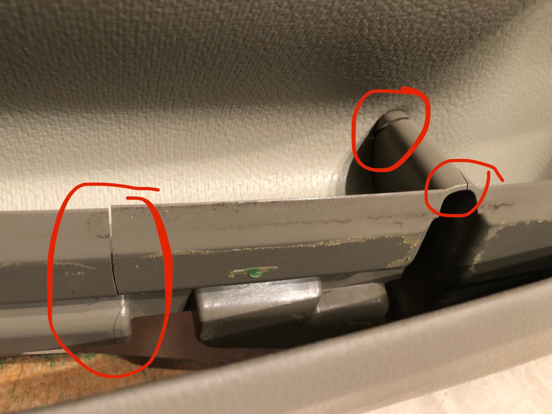 My driver door panel became sticky on top. Is there any solution ...