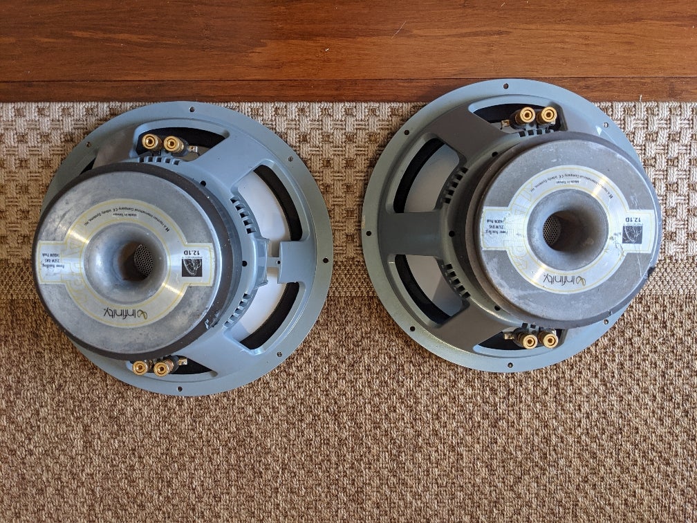 SOLD: 12" Infinity Kappa Perfect 12.1D x 2 | DIYMobileAudio.com Car ...