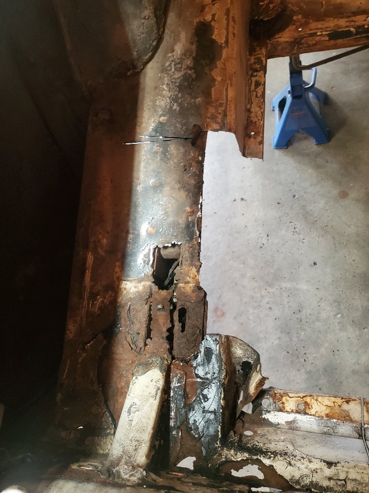 Rear frame rail replacement | Vintage Mustang Forums
