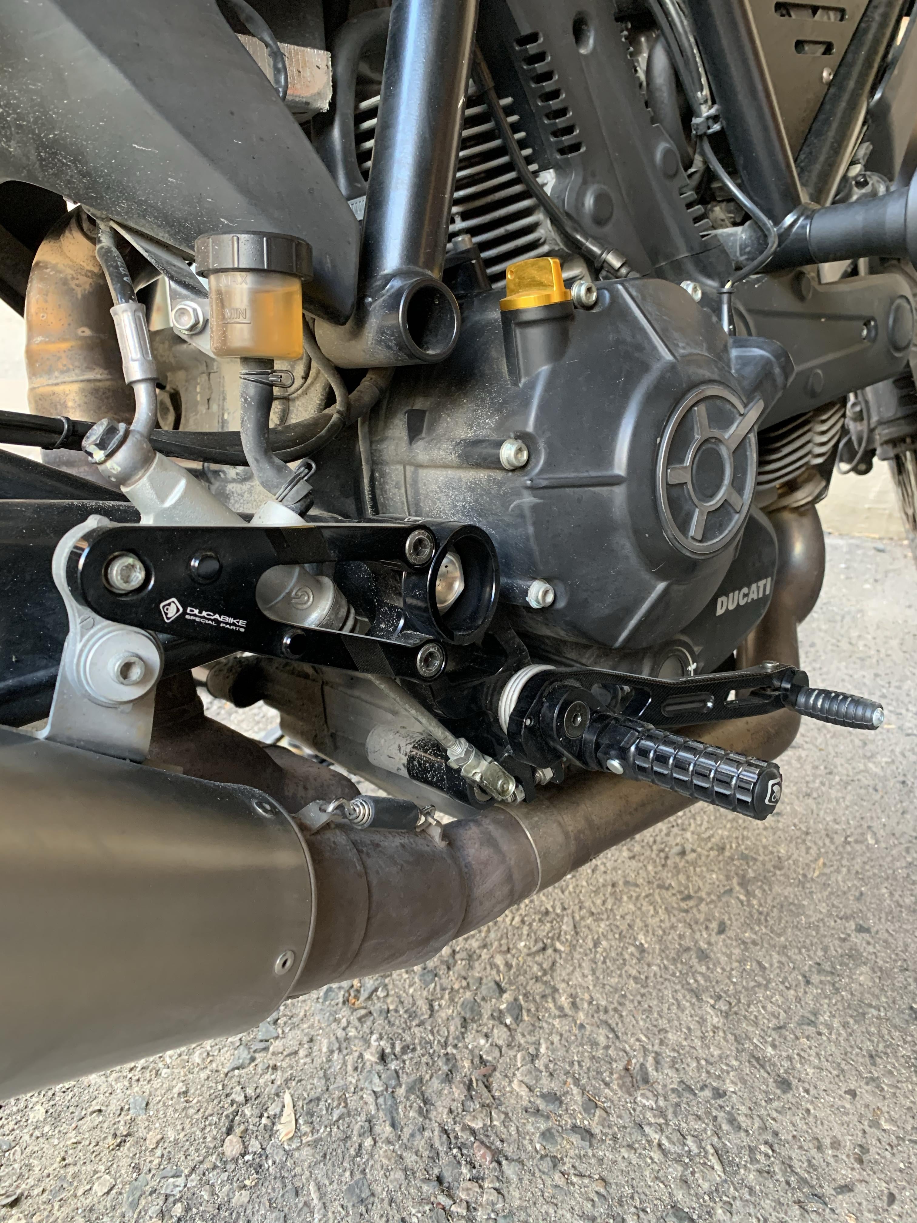 Ducabike passenger delete and rearsets | Ducati Scrambler Forum