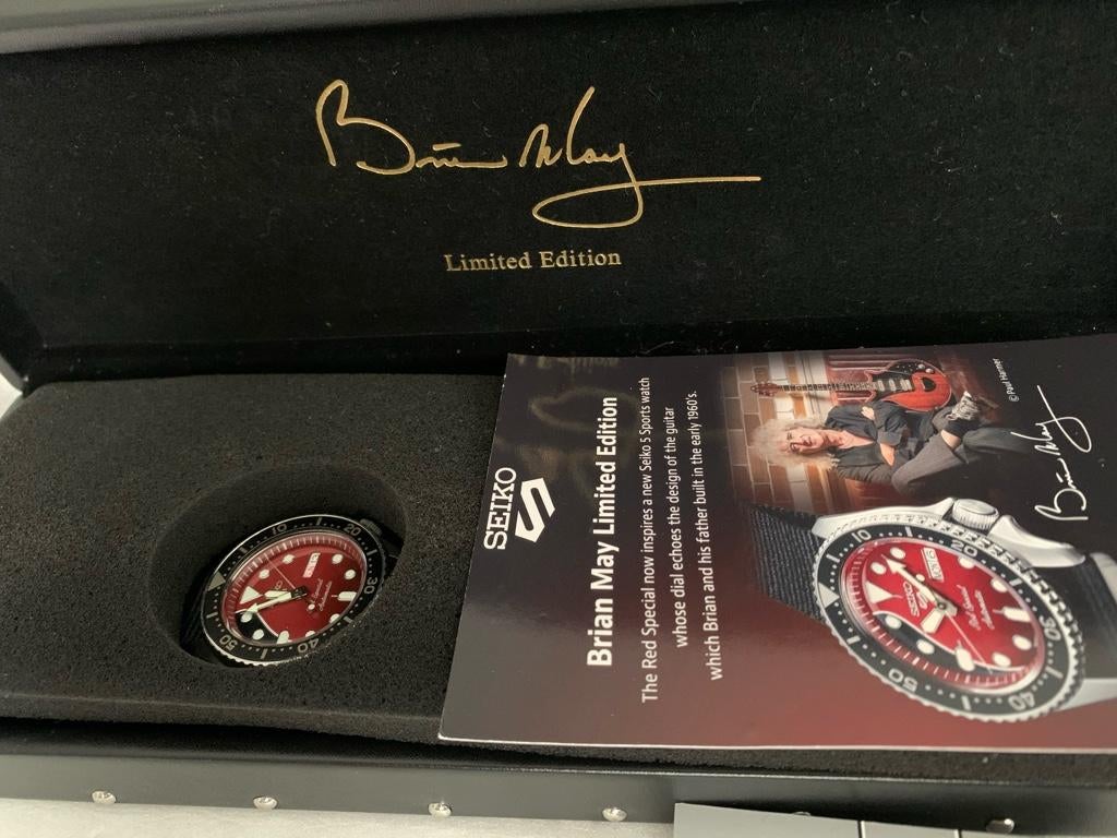SOLD: Seiko Brian May Limited Edition "Red Special" SRPE83K1 ...